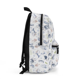 Under the Sea Backpack, Sea Boys Bag, Whale School Backpack, Kids ...