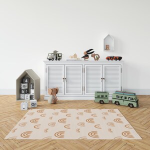 Rainbow Rug Nursery, Boho Rainbow Nursery Decor, Gender Neutral Nursery ...