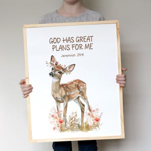 God Has Great Plans for Me, Bible Verse Art Jeremiah 29:11, Scripture ...