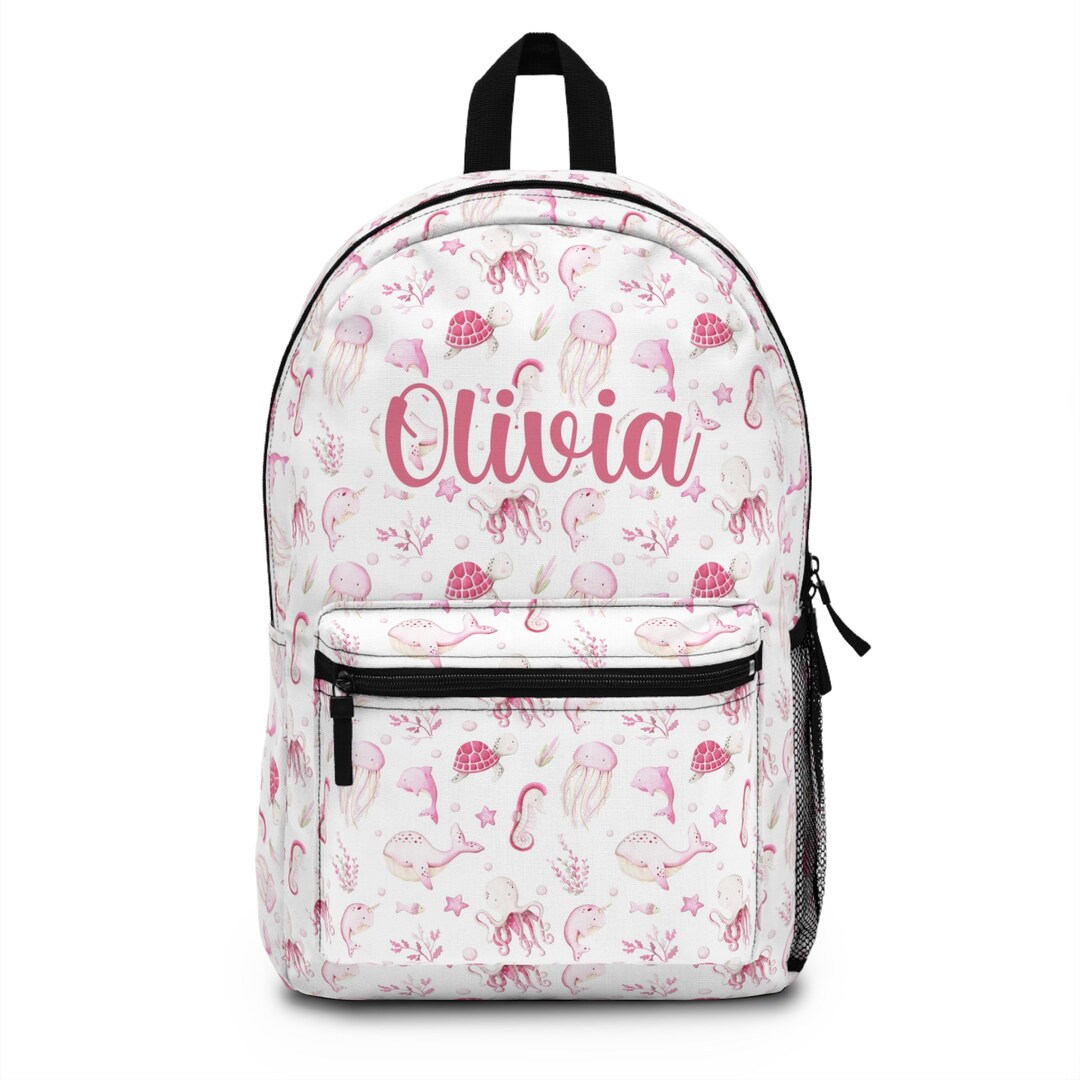 Personalized Ocean Backpack, Girls School Backpack, Sea Backpack, Ocean ...