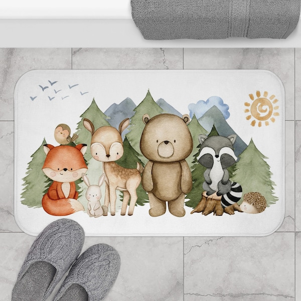 Woodland Bathroom - Etsy