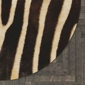 Zebra Skin Rug, Animal Print Rug, Safari Nursery Decor, Safari Rug ...