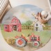 Farm Rug, Tractor Nursery Decor, Farm Nursery Decor, Barnyard Rug ...