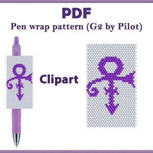 Personalized Pen Wrap Custom Pattern Bead Tutorial Personalized Gift ...
