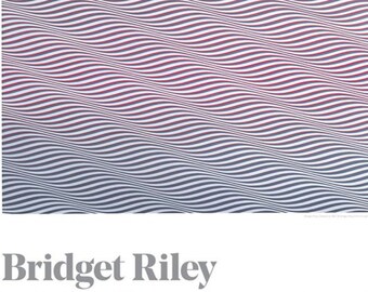 Bridget Riley Poster | Etsy