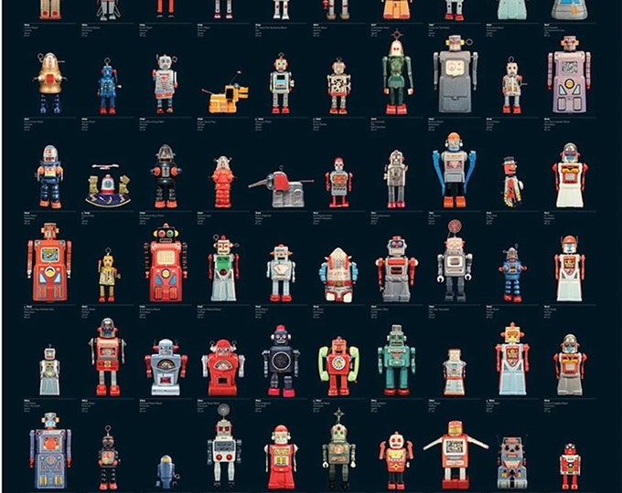 The Robot Collection, Original Museum Exhibition Poster - Etsy