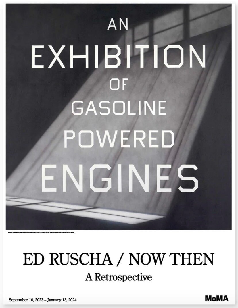 Ed Ruscha Original Exhibition Museum Poster - Etsy