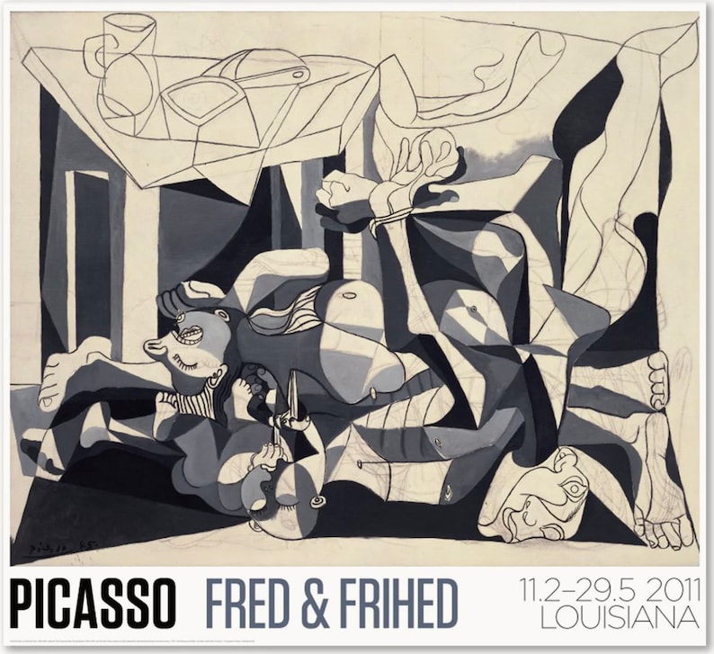 Pablo Picasso, Original Exhibition Museum Poster - Etsy