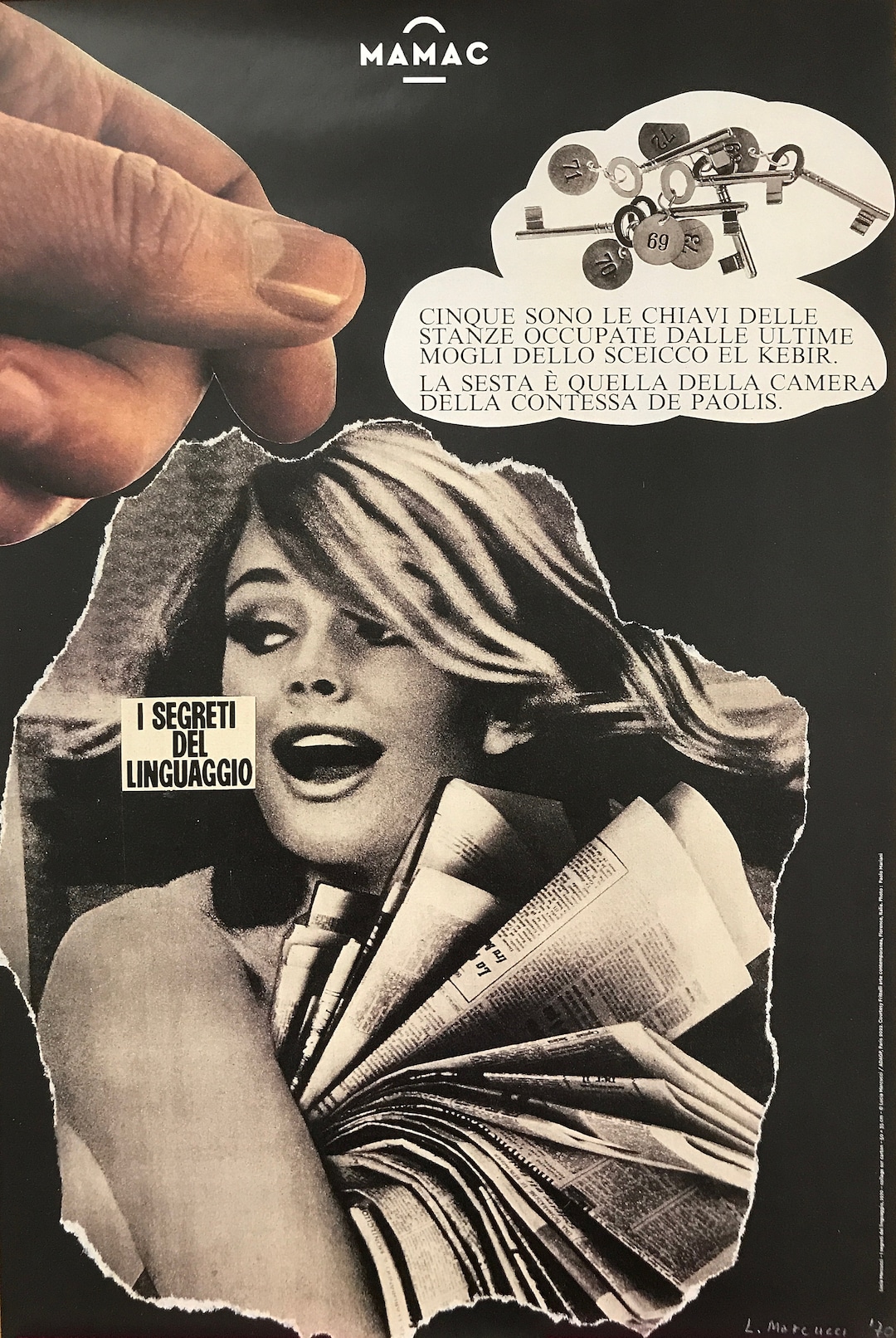 Lucia Marcucci, Original Exhibition Museum Poster - Etsy