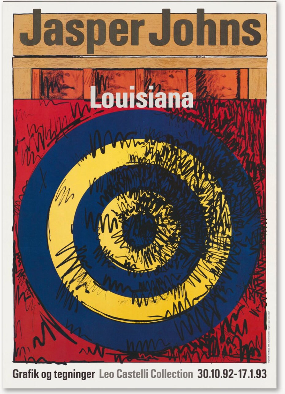 Jasper Johns Exhibition Museum Poster - Etsy