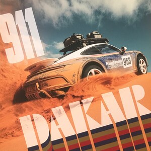 Porsche 911 Dakar, Set of 3 Original Poster, Limited Editions - Etsy