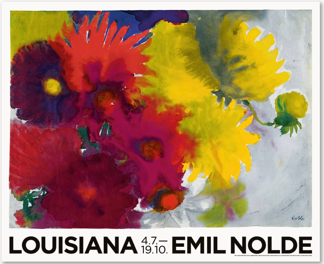 Emil Nolde, Original Exhibition Museum Poster - Etsy