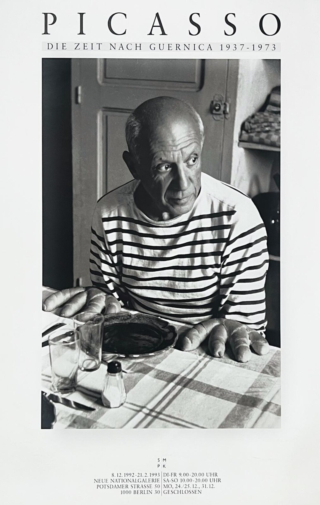 Robert Doisneau , Pablo Picasso, Les Pains De Picasso, Original Exhibition Museum Poster - Etsy