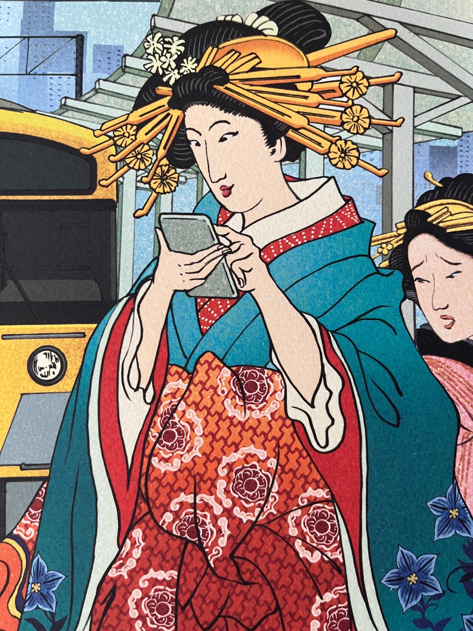 Japanese Safety Poster - Public Transport Warning: 'please Do Not Use ...