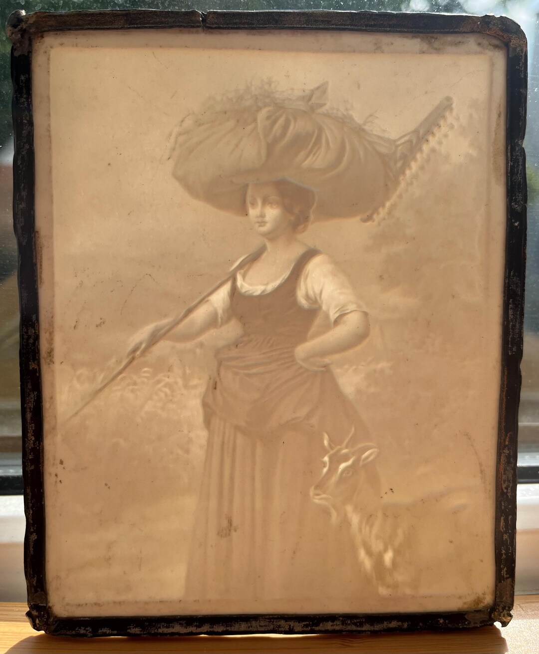 KPM Berlin Lithophane Plaque “return From the Field” (heimkehr Vom Feld ...