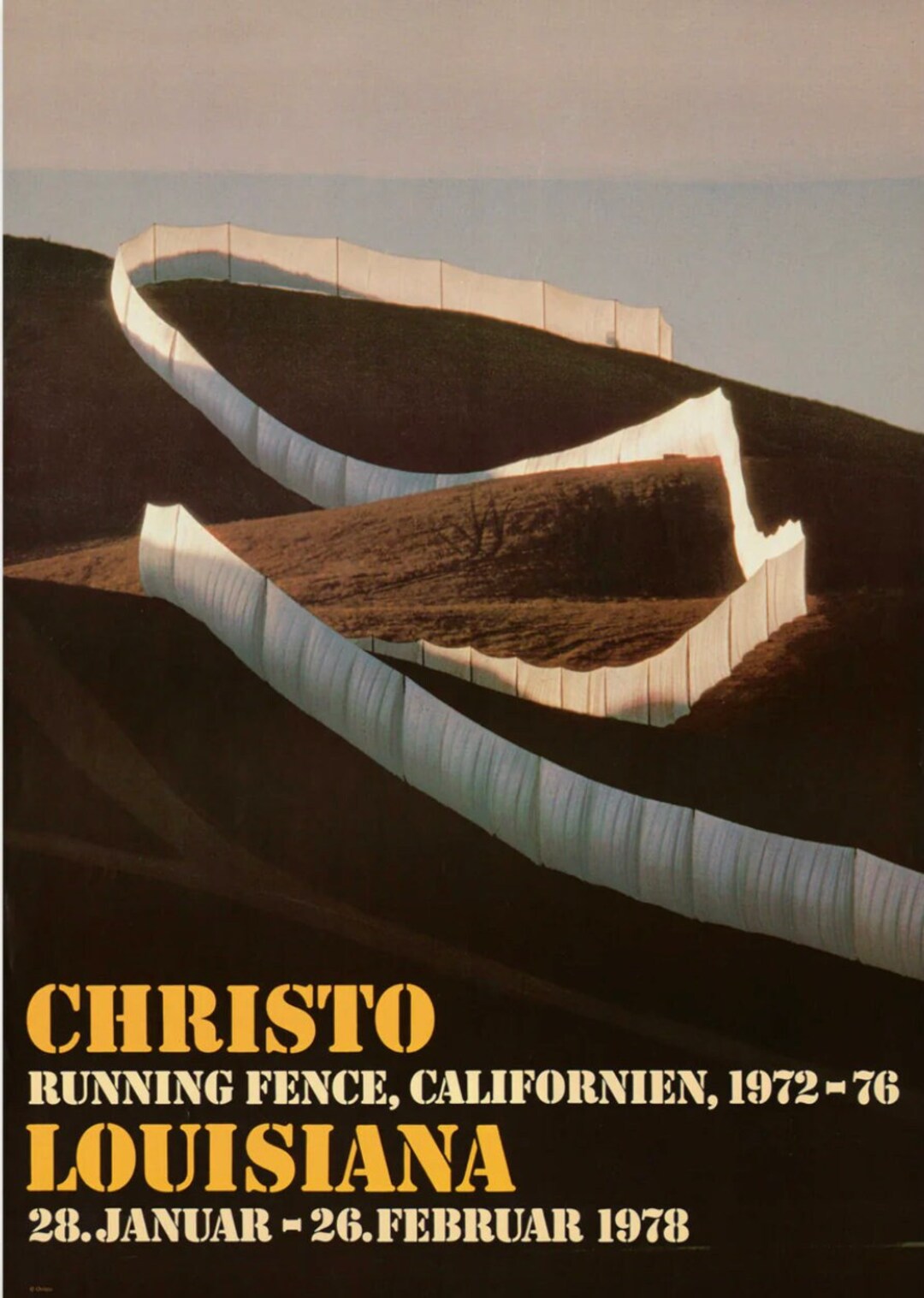 Christo, Exhibition Museum Poster - Etsy