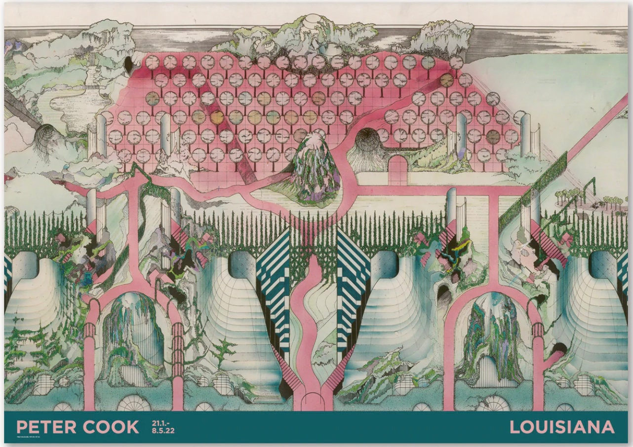 Sir Peter Cook, Original Exhibition Museum Poster - Etsy