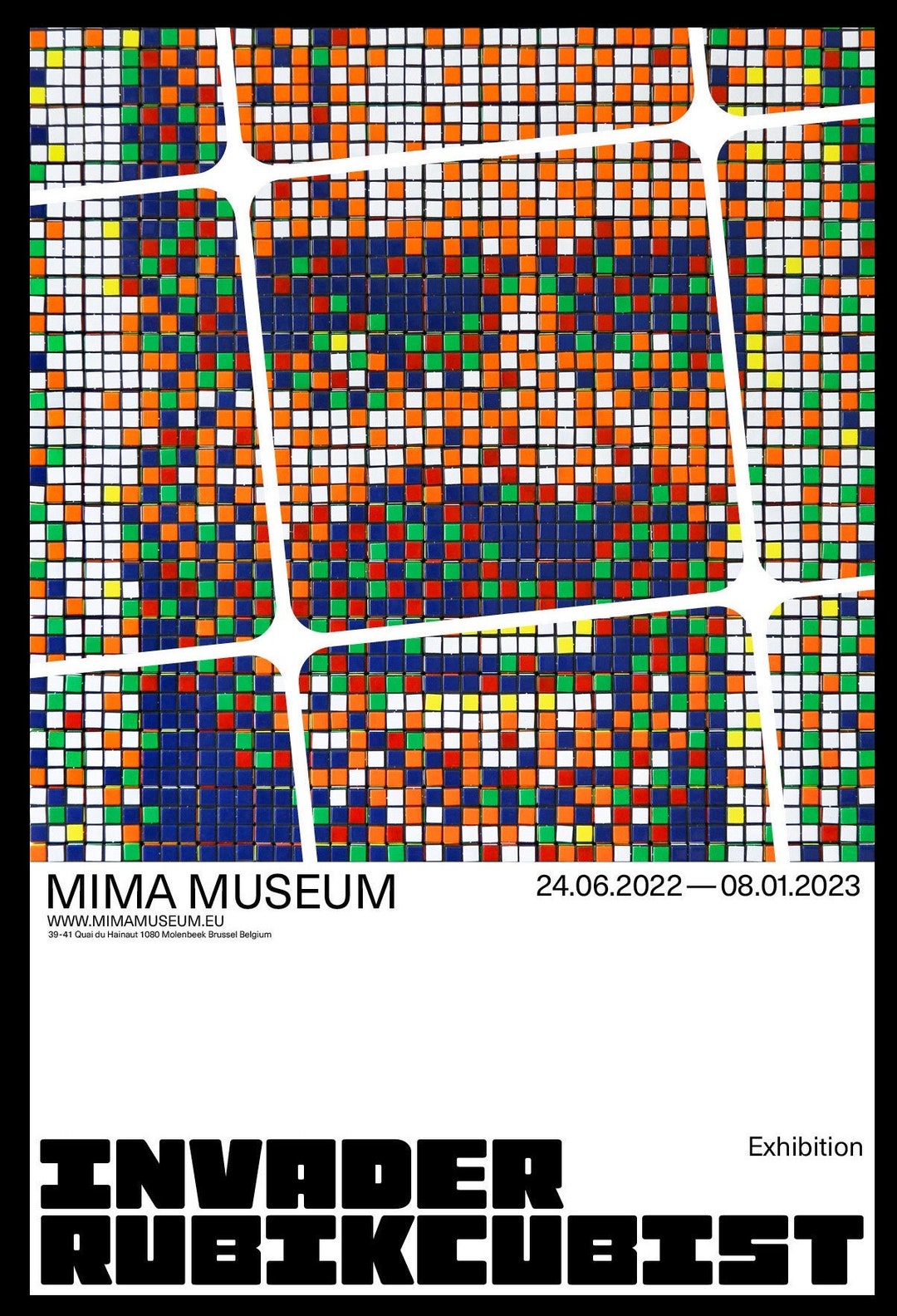 Rubik's Cube, Original Museum Poster - Etsy