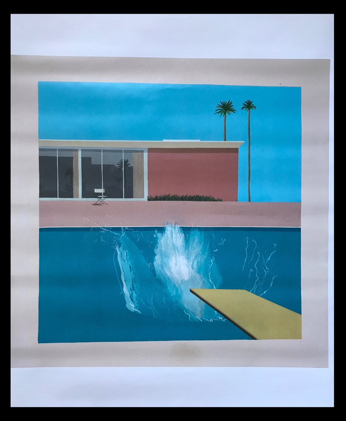 David Hockney, Splash, Original Exhibition Museum Poster - Etsy