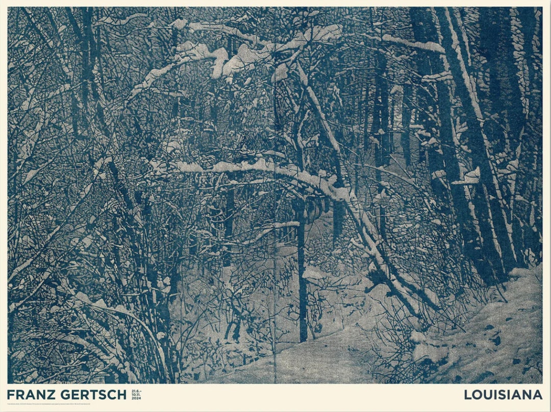 Franz Gertsch, Winter, Original Exhibition Museum Poster - Etsy