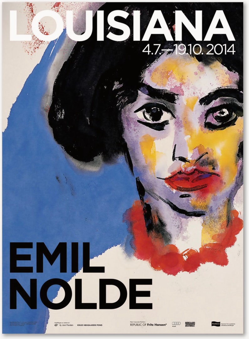 Emil Nolde Original Exhibition Museum Poster - Etsy