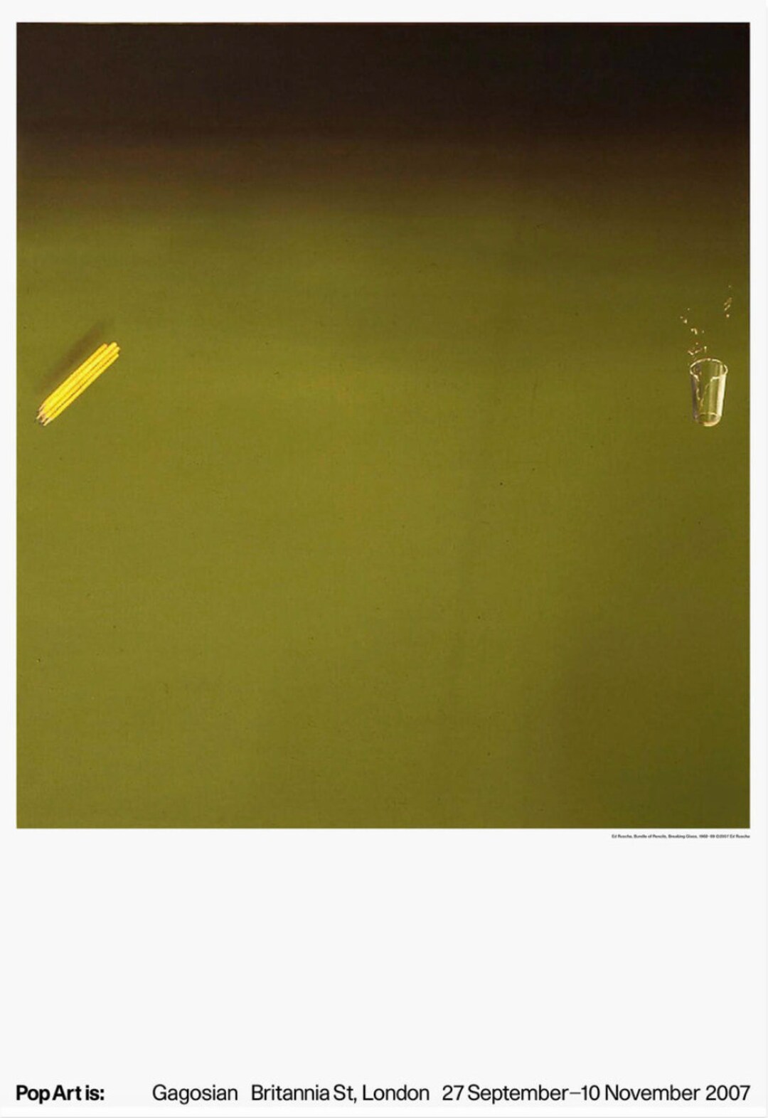 Ed Ruscha, Original Exhibition Museum Poster, - Etsy
