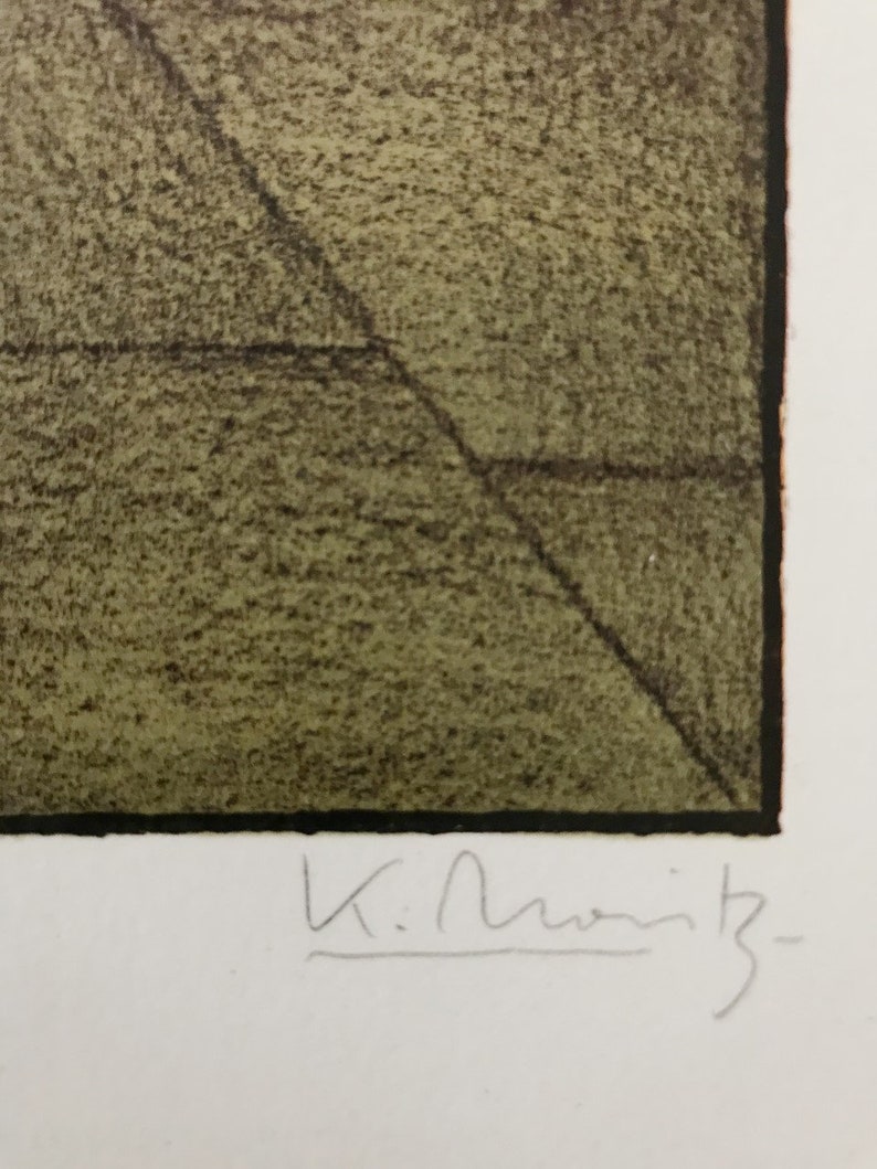 Klaus Moritz Original Lithograph Print Limited Edition Hand - Etsy
