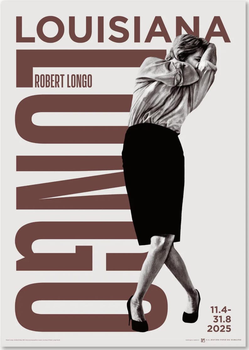Robert Longo, Cindy, Original Exhibition Museum Poster - Etsy