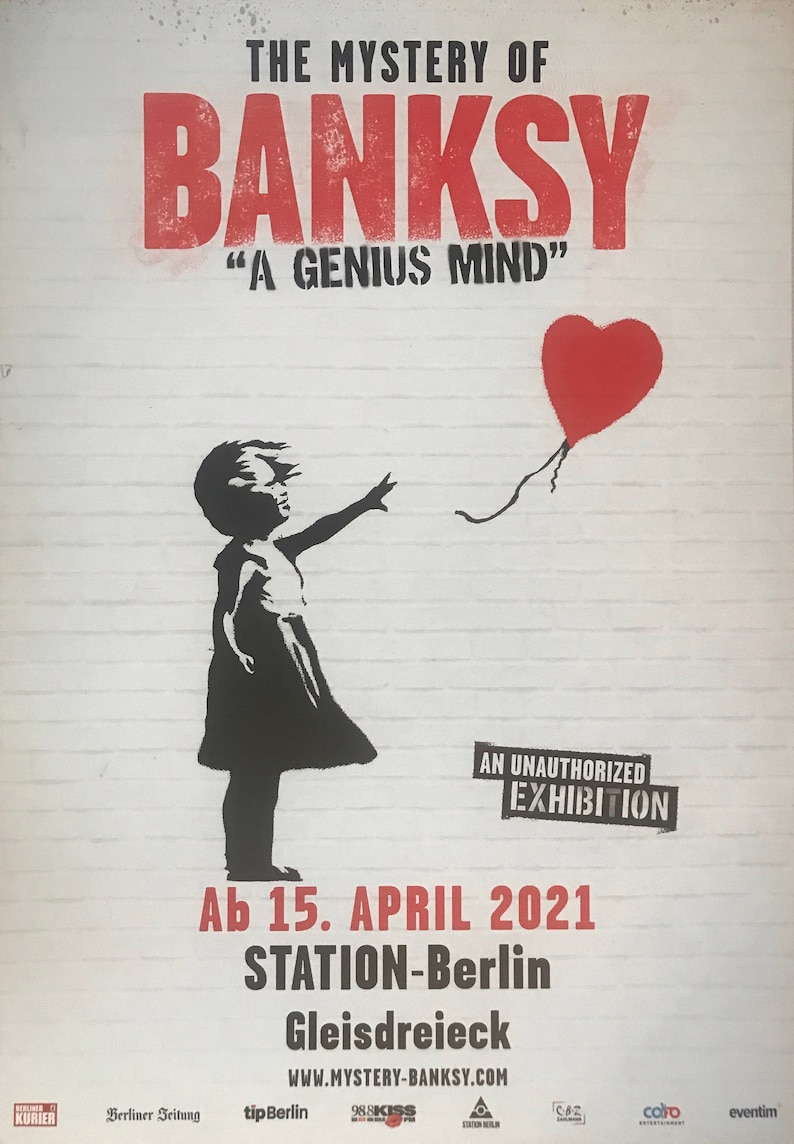 Banksy, Original Museum Exhibition Poster - Etsy