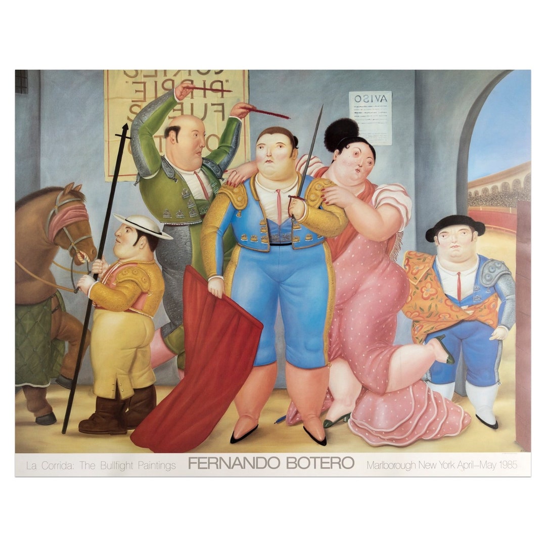 Fernando Botero, Original Exhibition Museum Poster - Etsy