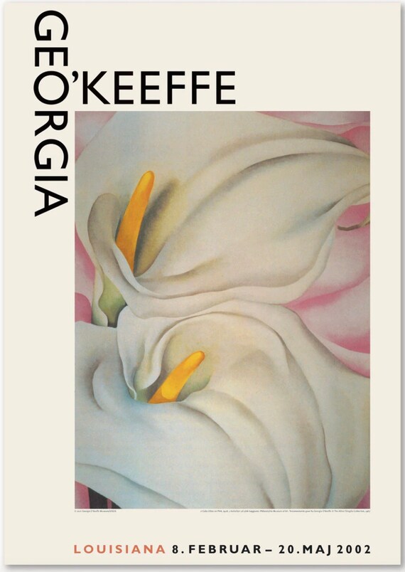 Georgia O'Keeffe Original Ausstellung Museum Poster - Etsy