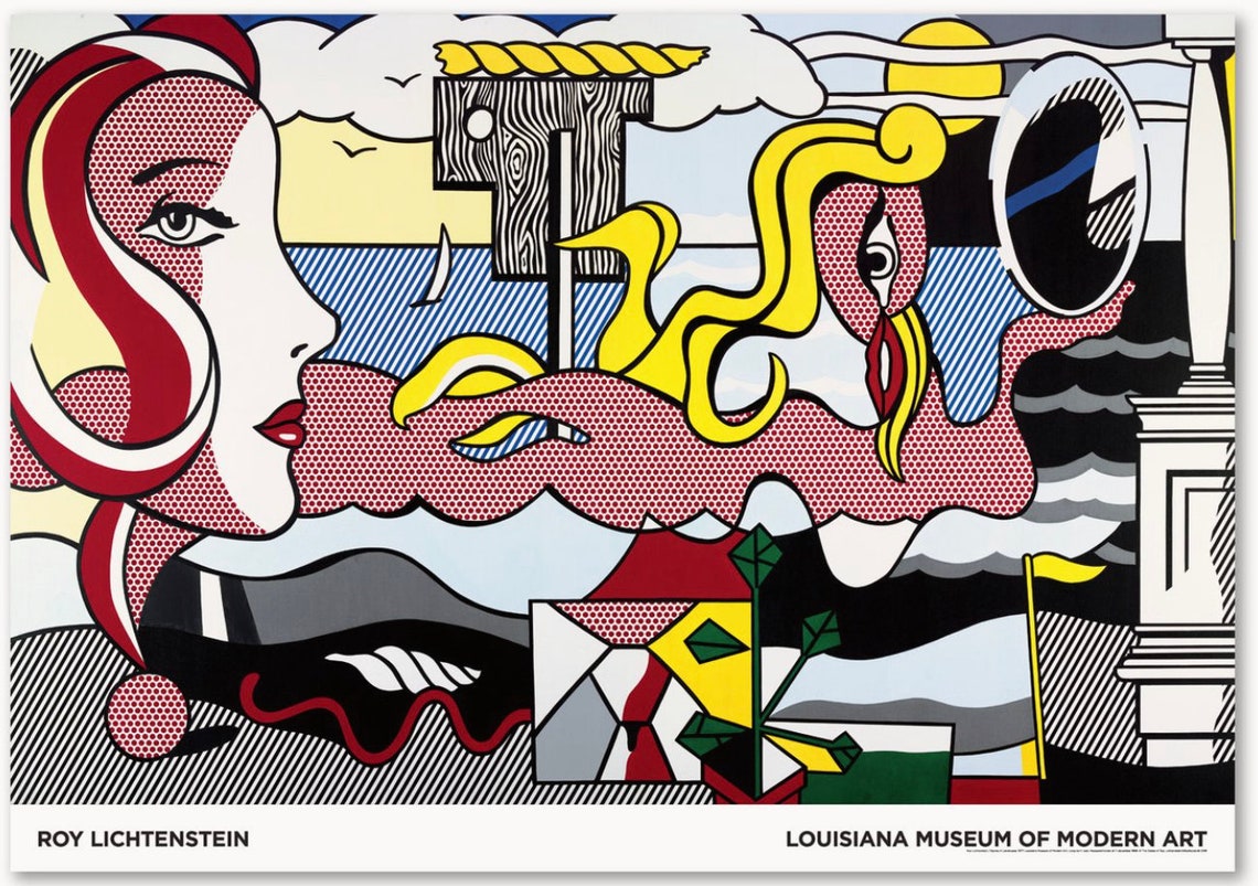 Roy Lichtenstein, Original Exhibition Museum Poster - Etsy