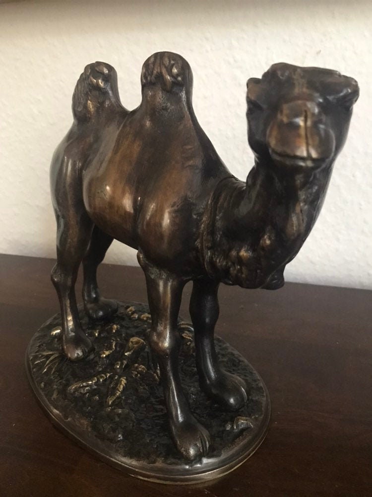 Camel Bronze Sculpture - Etsy