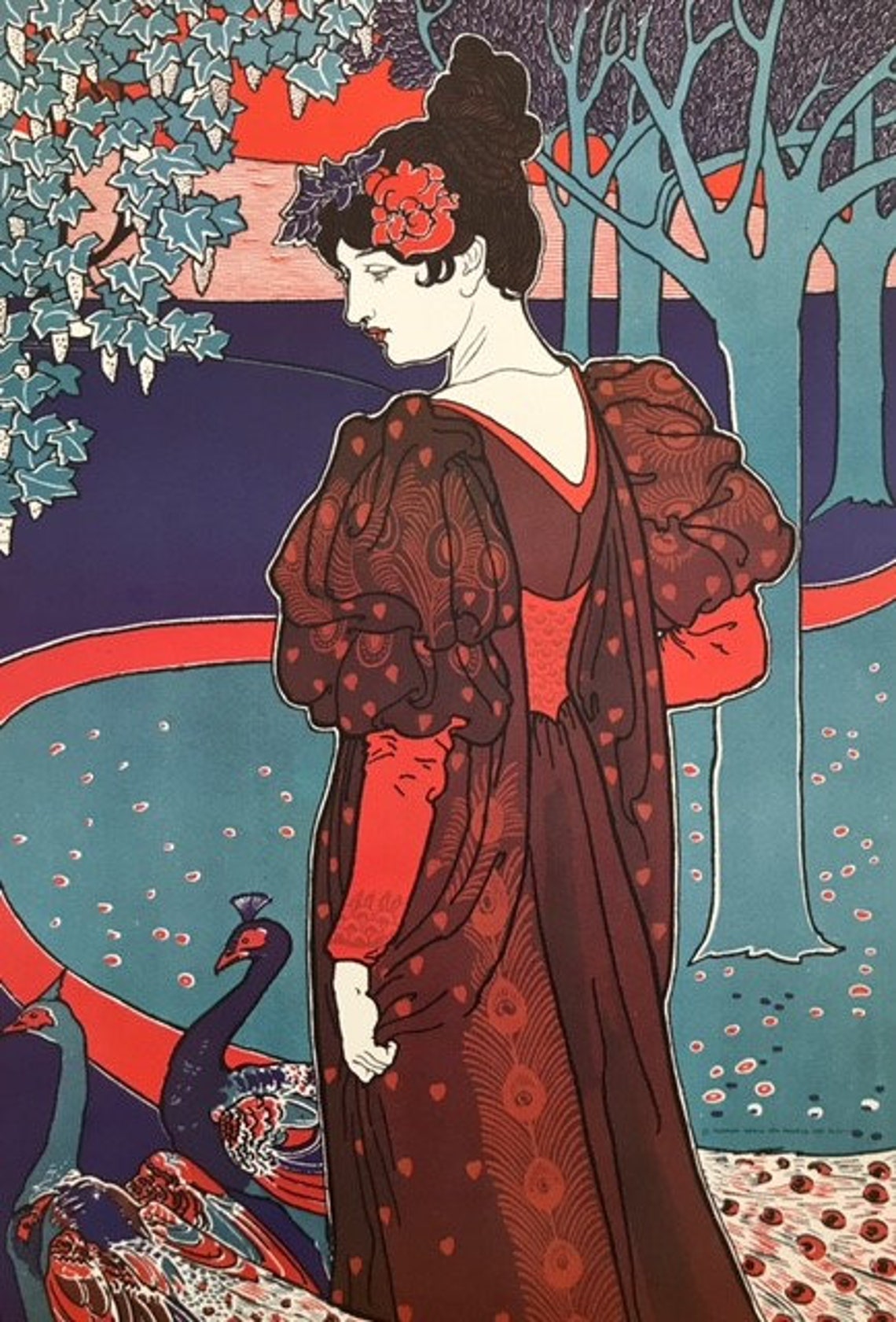 Louis Rhead Original Exhibition Museum Poster - Etsy