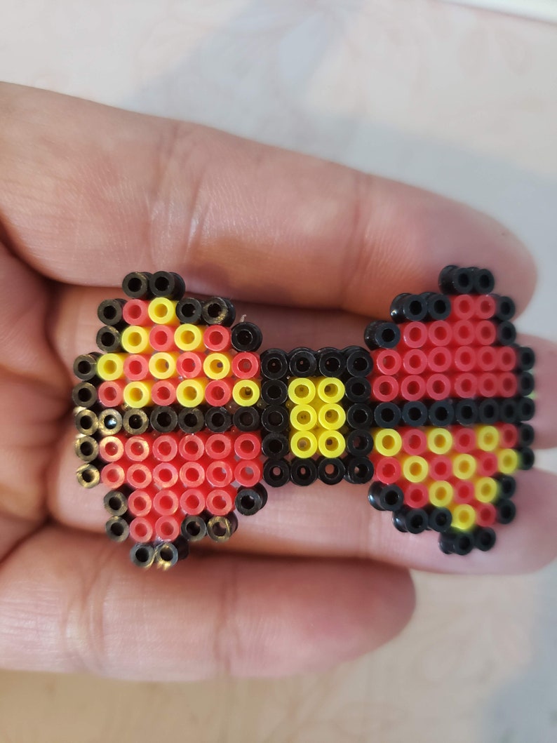 Harry Potter Hogwarts House Perler Bead Mini Hair Clips/barrettes ...
