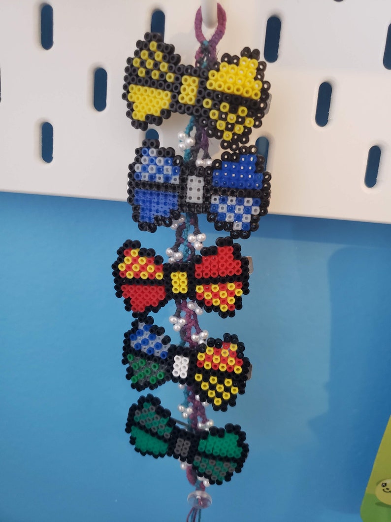 Harry Potter Hogwarts House Perler Bead Mini Hair Clips/barrettes ...