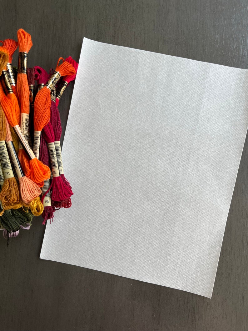 Custom Stick and Stitch Printout Custom Designed DIY Embroidery Water ...