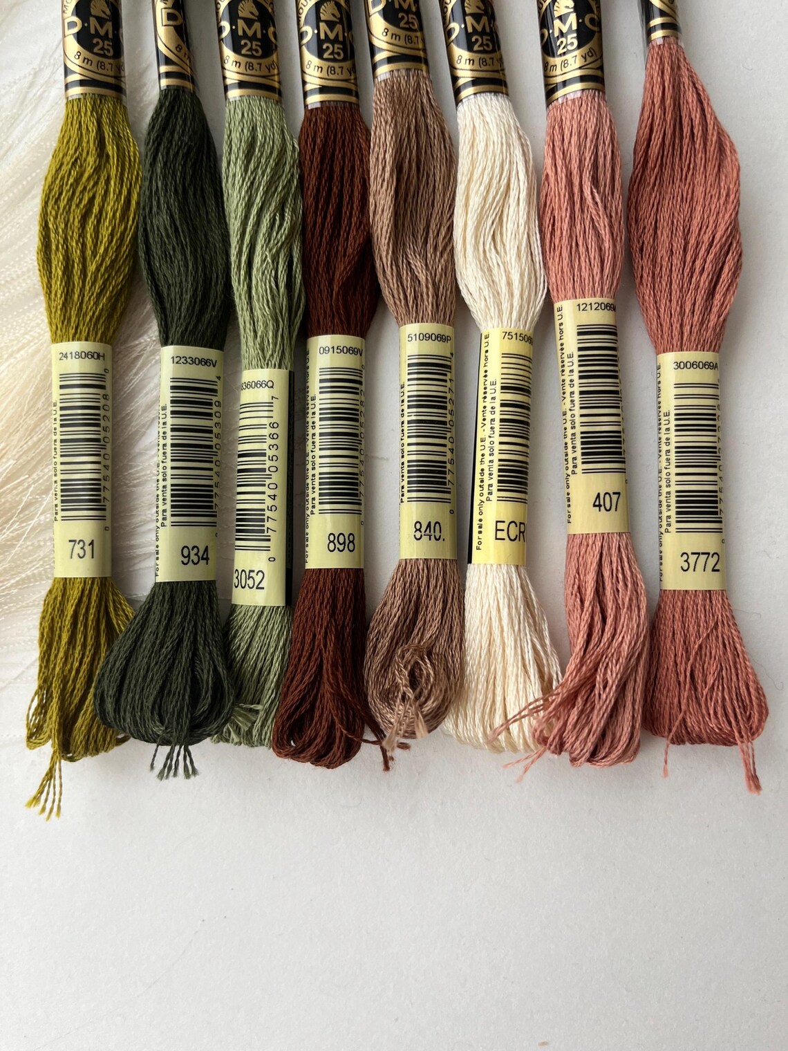 Thread Pack- Neutral Essentials - DMC Thread Skein Pack - DIY ...