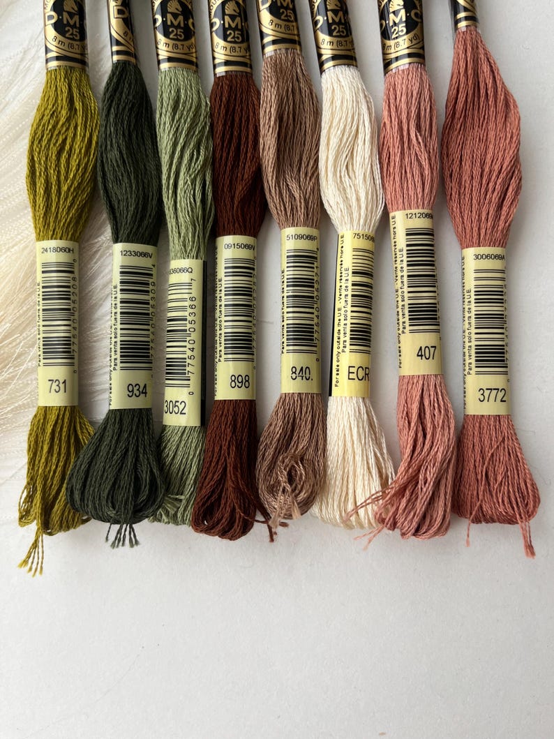 Thread Pack- Neutral Essentials - DMC Thread Skein Pack - DIY ...