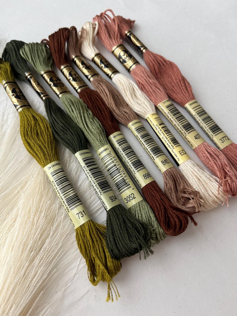 Thread Pack- Neutral Essentials - DMC Thread Skein Pack - DIY ...