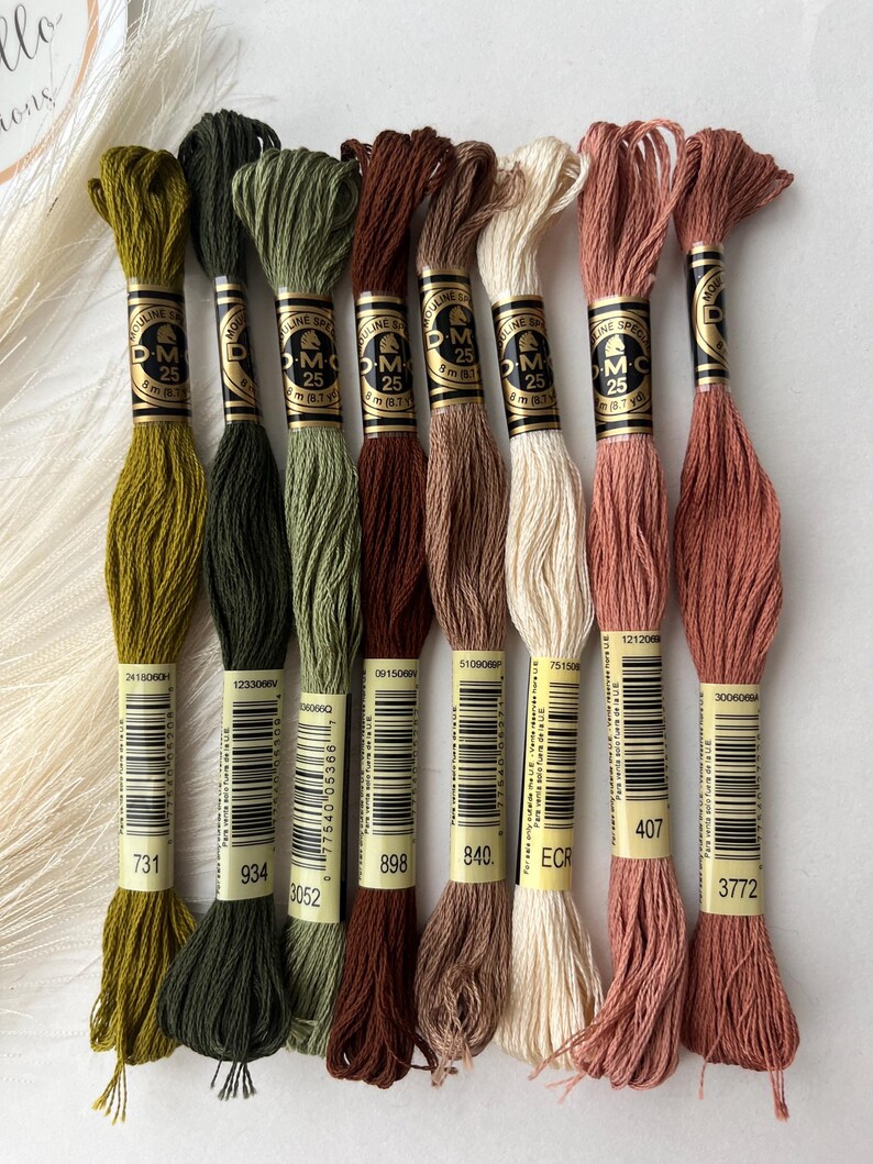 Thread Pack- Neutral Essentials - DMC Thread Skein Pack - DIY ...