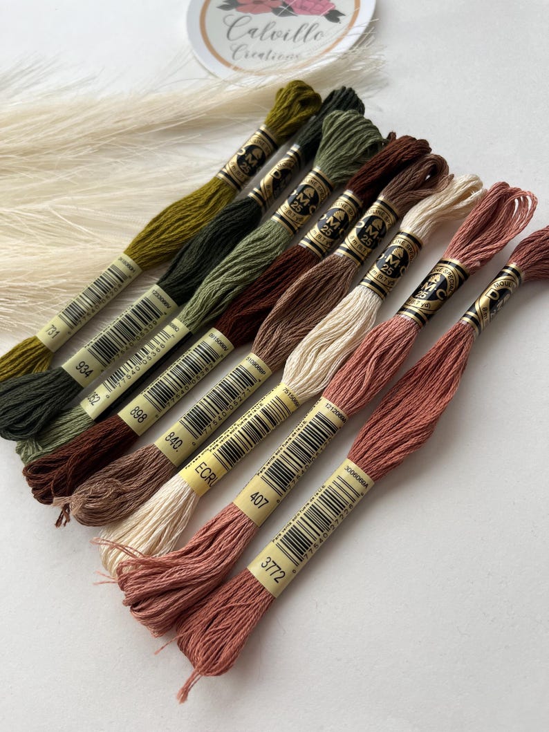Thread Pack- Neutral Essentials - DMC Thread Skein Pack - DIY ...