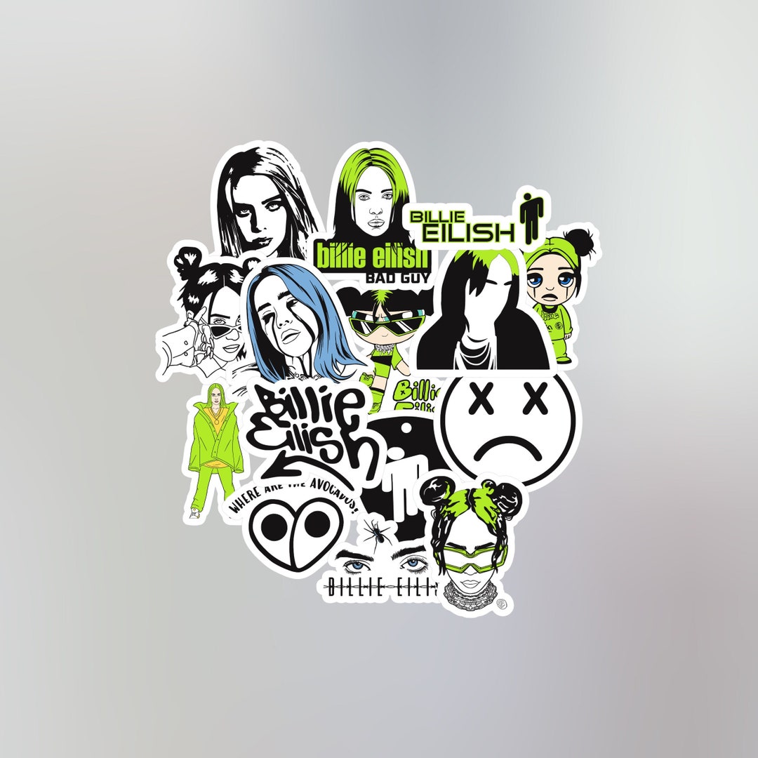 15pcs Billie Eilish Decal Vinyl Stickers Sticker Pack - Etsy Australia