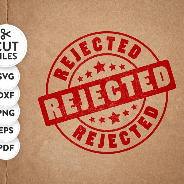 Reject Stamp - Etsy