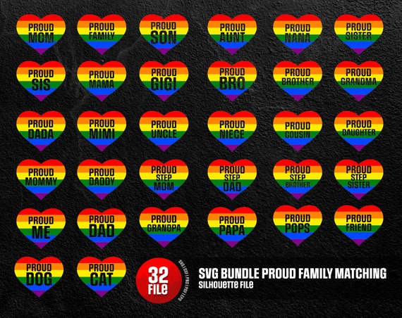 Proud Family SVG. Proud Matching Svg. Pride Family. Pride Svg. - Etsy ...
