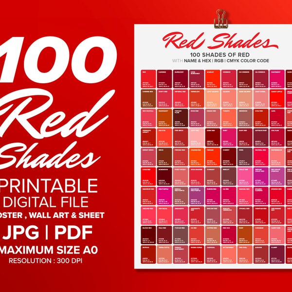 Red Art Print - Etsy