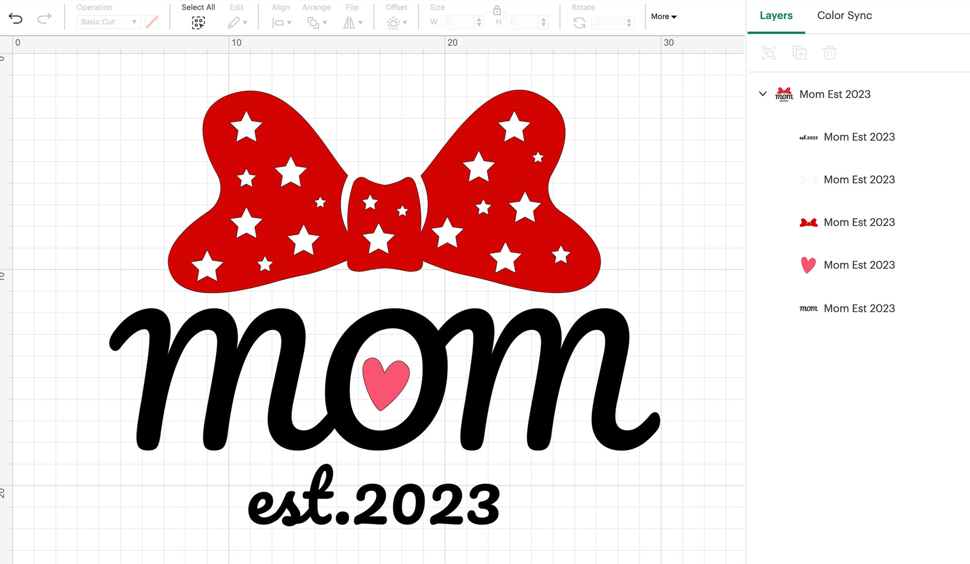 Mom Est 2023 SVG, Mama Svg, Mom Baby Svg, New Mom, Mommy Svg, Mom Svg ...