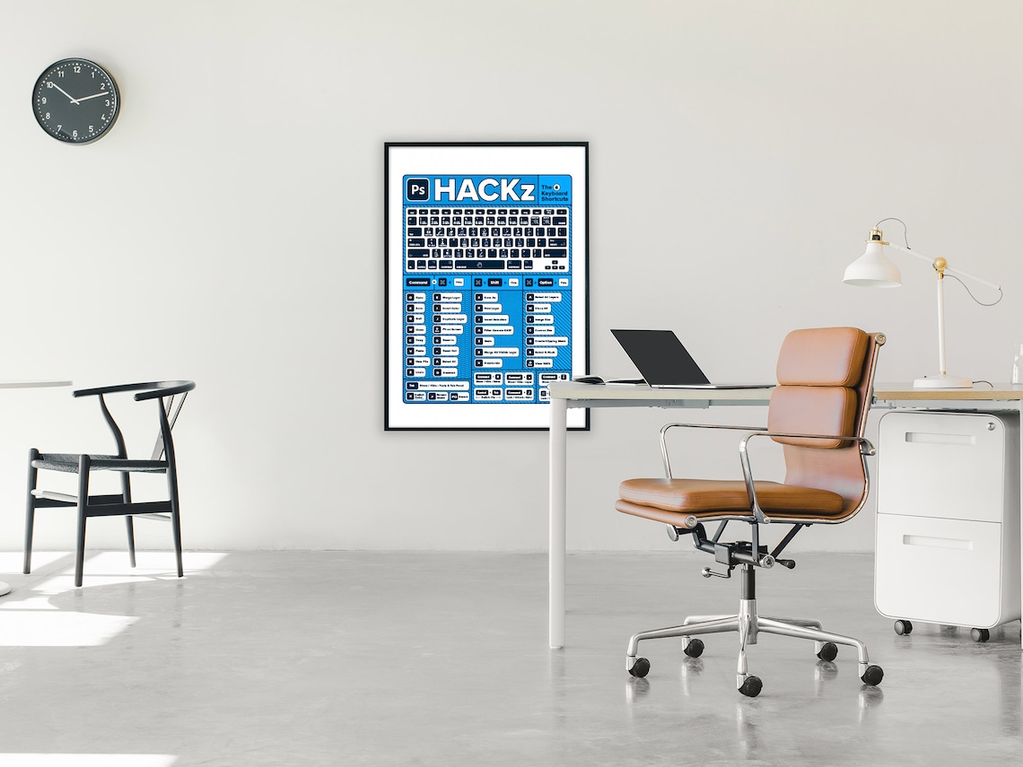 Photoshop Shortcuts Printable A0 Poster Many Sizes, Adobe Photoshop ...