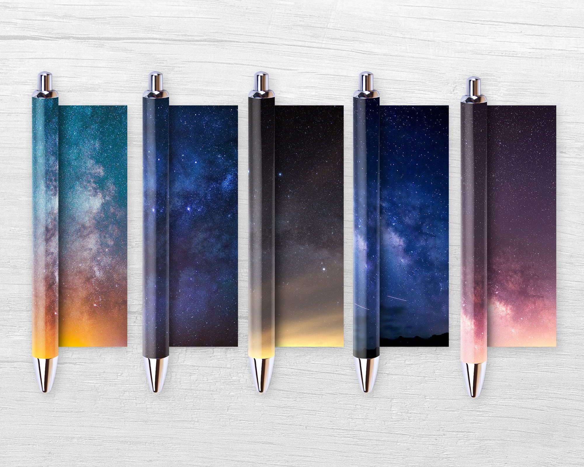 Galaxy Pen Wraps: Ink Joy Compatible, Waterslide Design (digital Files ...