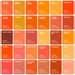 Orange Color Chart Poster: 100 Shades of Orange (digital Print) - Etsy